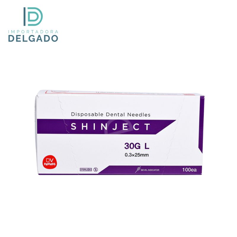 Aguja SHINJECT 30G Long – Importadora Delgado