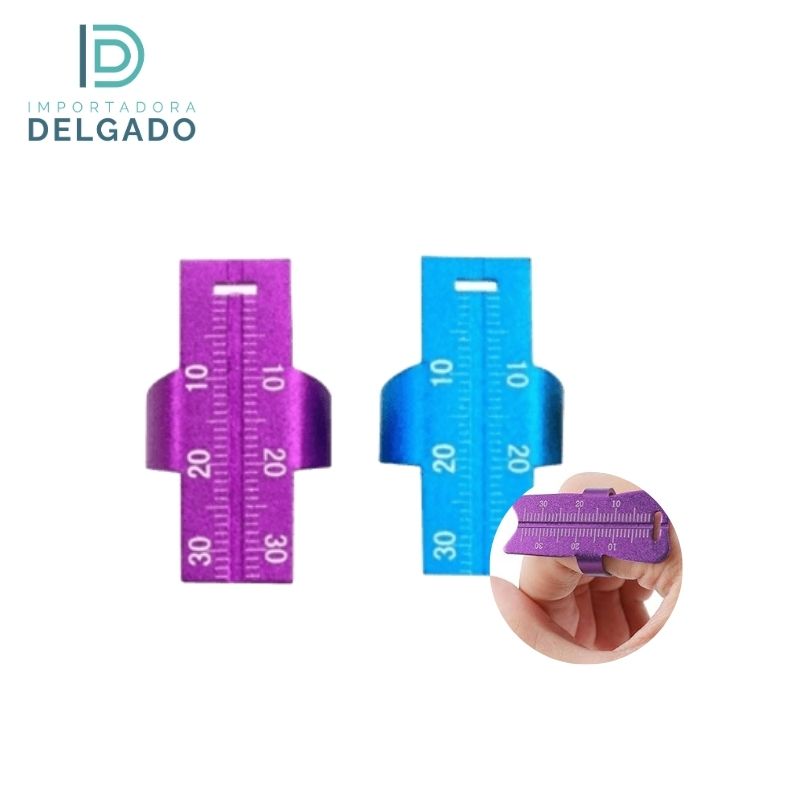 Regla Milimetrada P/Dedo – Importadora Delgado