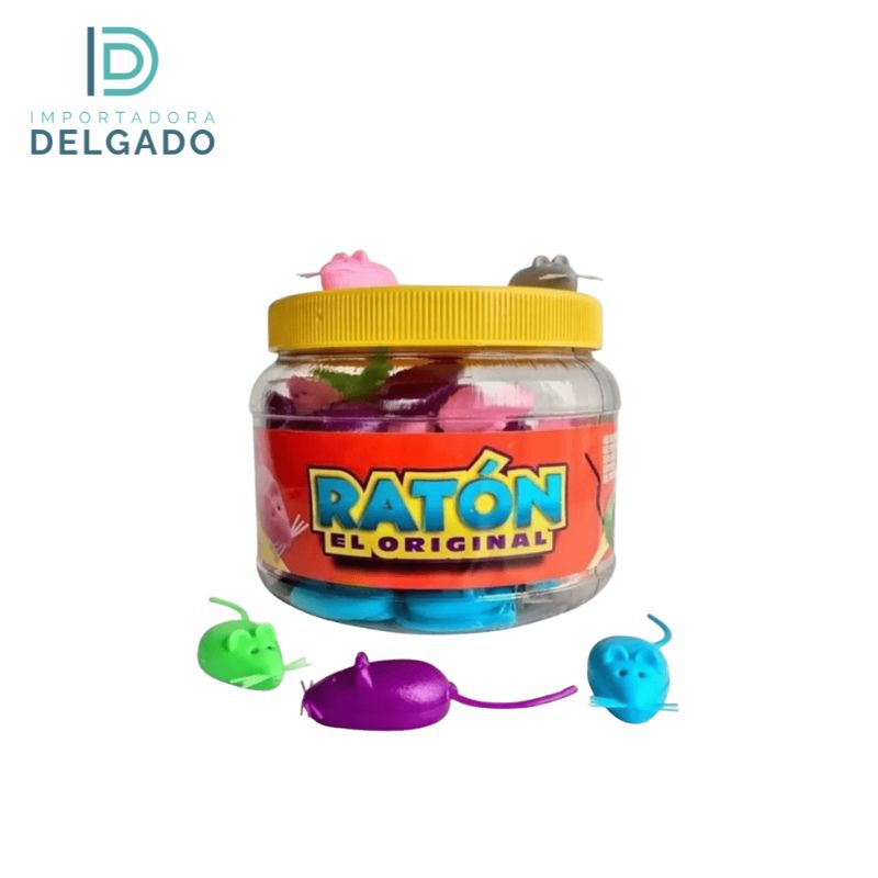 Ratones de plastico de colores 100 piezas – Importadora Delgado